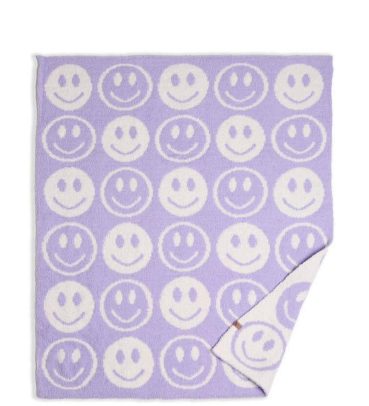 Smiley Baby Blanket - Lavender – Ama La Vita